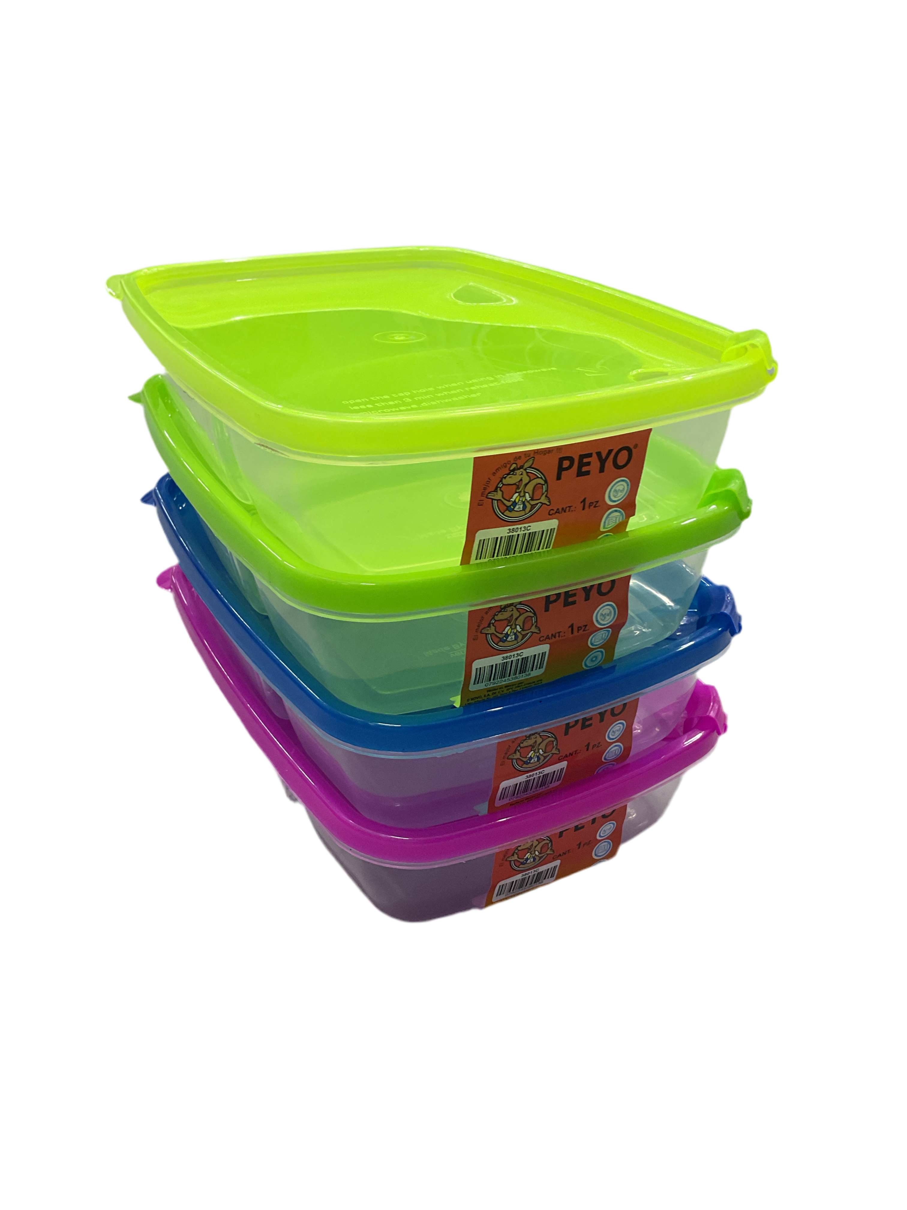 MICROFRESH RECTANGULAR #38013C CON DIVISION 1.2 LTS [PEYO] – Plasti