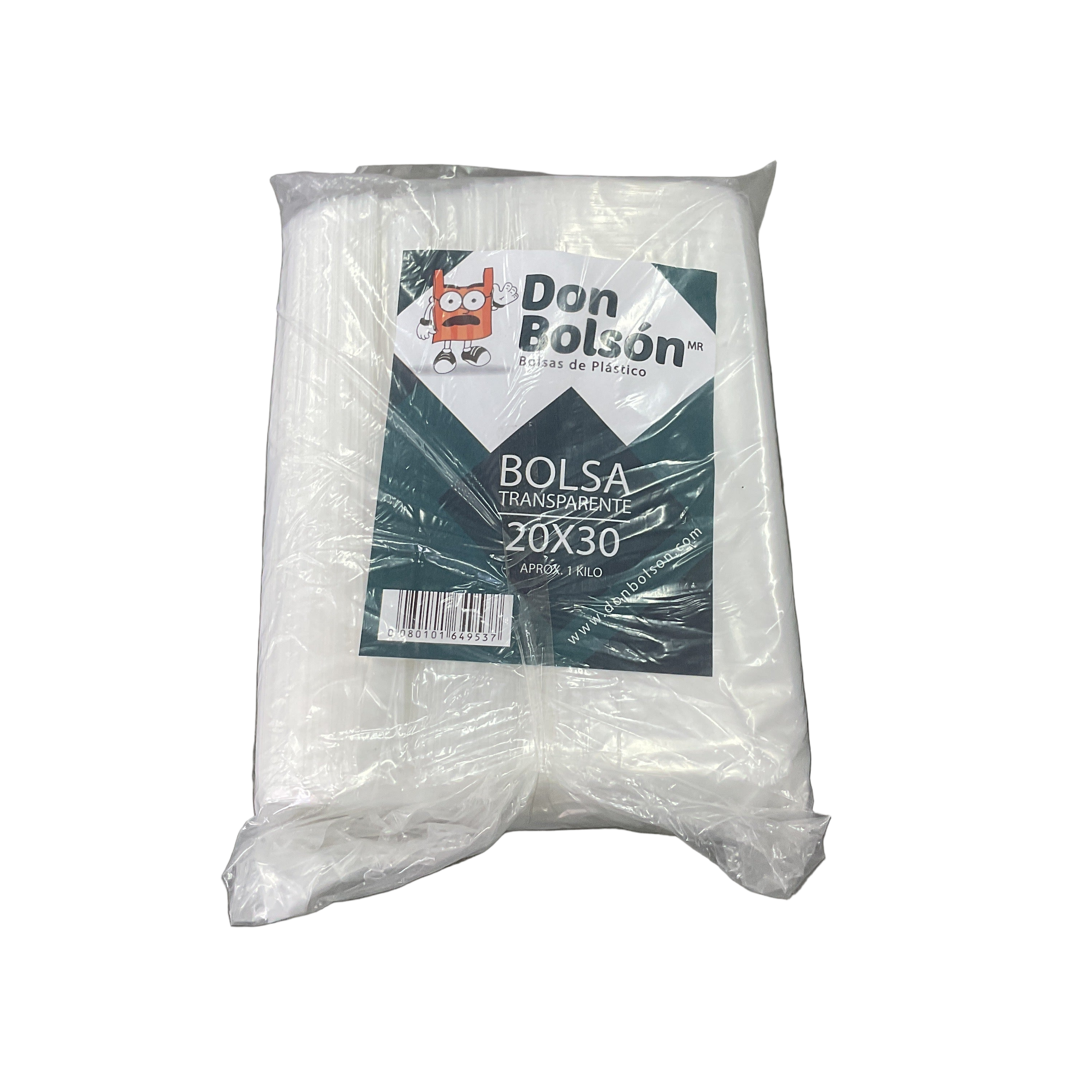 BOLSA TRANSPARENTE 20 X 30 DON BOLSON 1KG KILEADA – Plasti